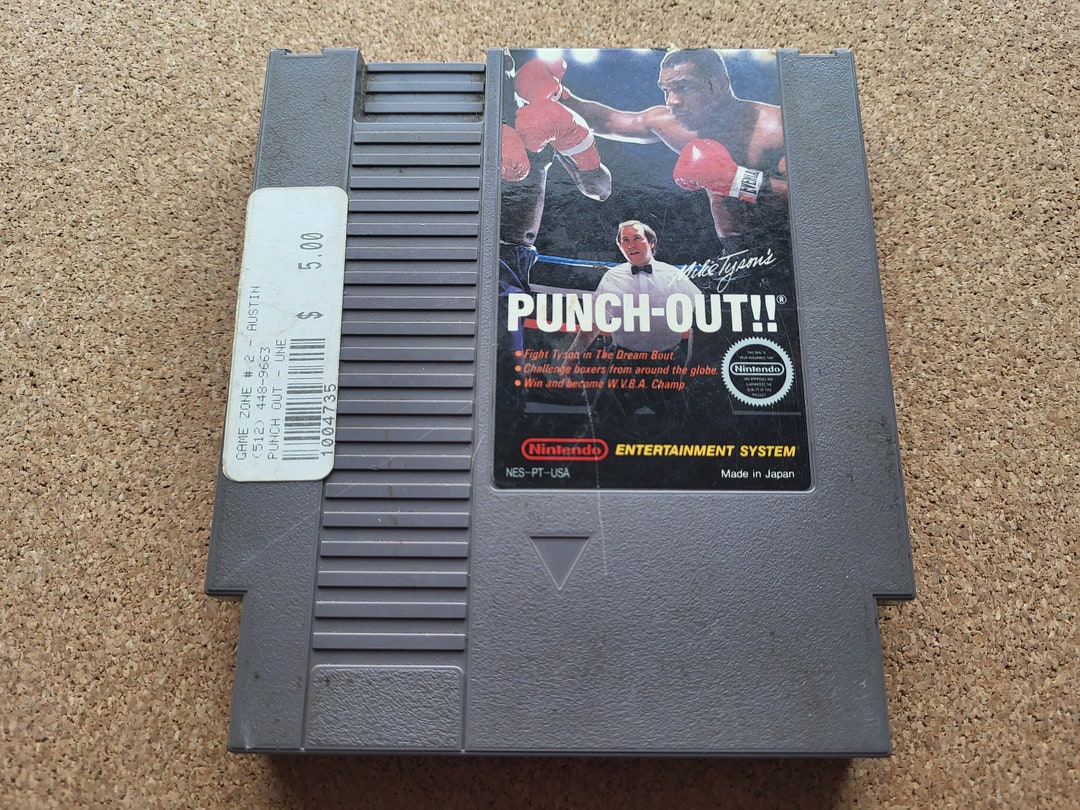 Authentic Nintendo NES Mike Tysons Punch-out Video Game Cartridge - Etsy