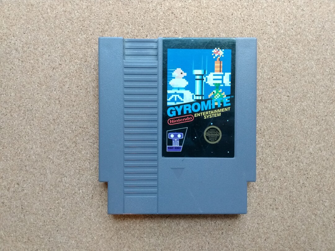 Authentic Nintendo Gyromite Video Game Cartridge - Etsy