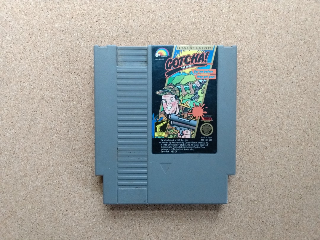 Authentic Nintendo NES Gotcha Video Game Cartridge - Etsy