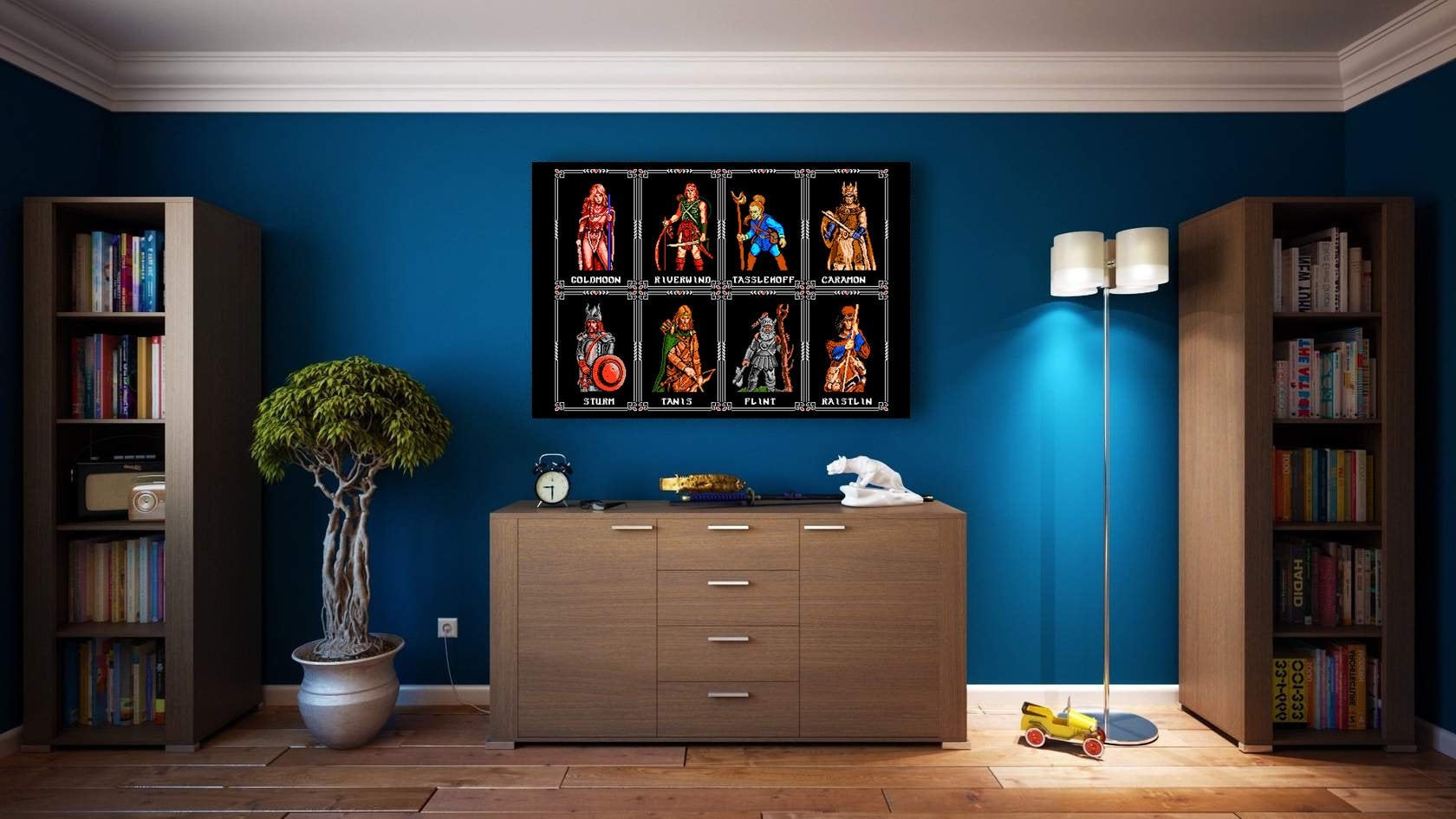 Heroes of the Lance Team on Canvas - Etsy