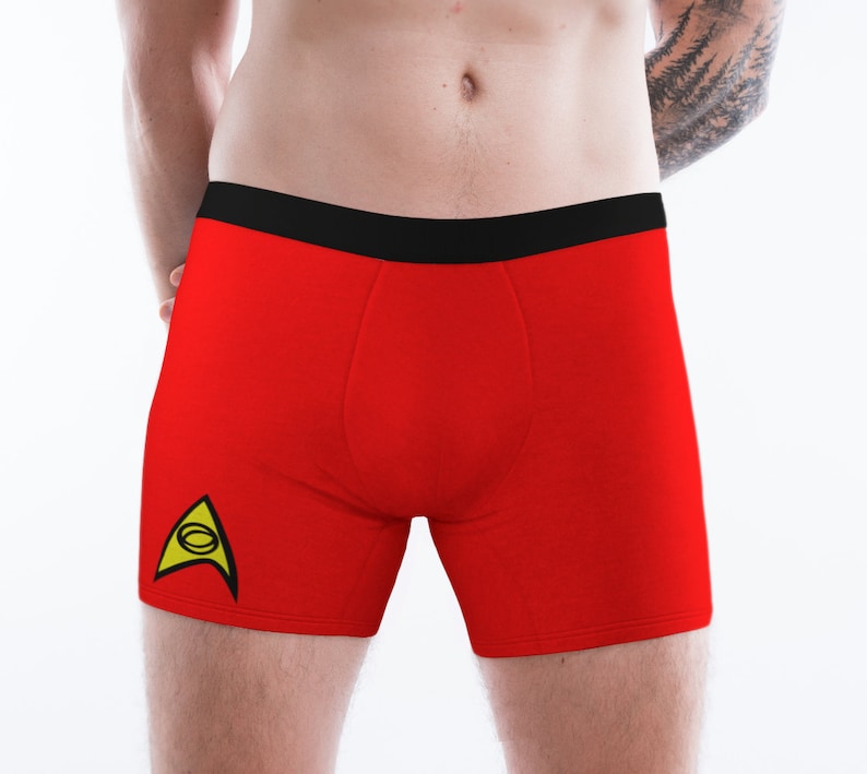 Trek-boxer V4 Science Officer Sexy Mens Boxer Briefs Cosplay Federation ...