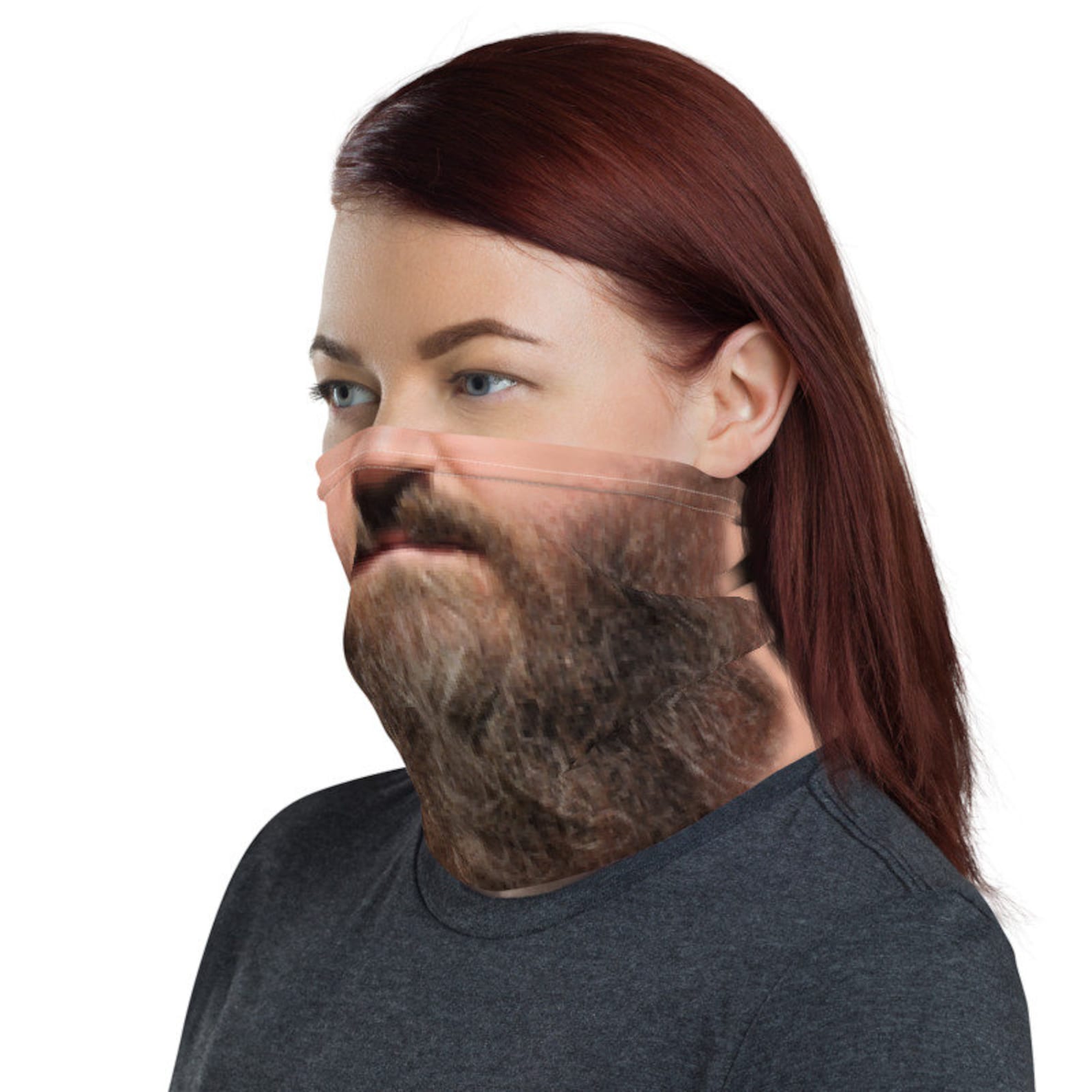 Neck Gaiter for Men or Women Beard Washable Face Mask Facemask Neck ...