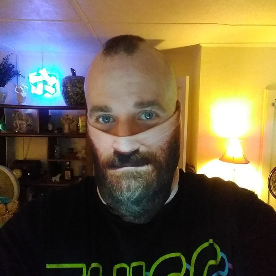 Neck Gaiter for Men or Women Beard Washable Face Mask Facemask Neck ...