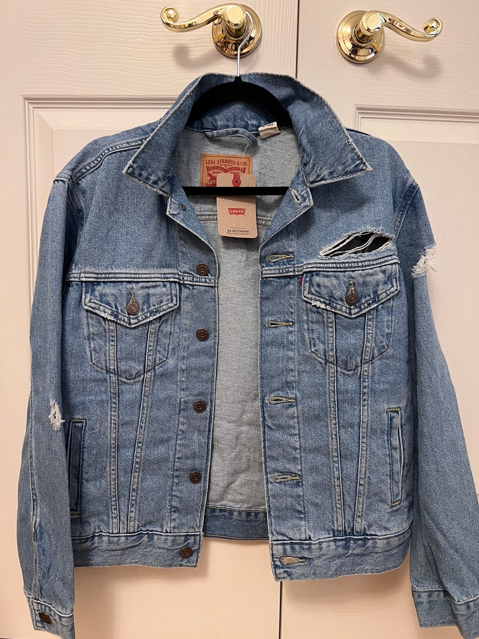 Custom College Sports Denim Jacket - Etsy