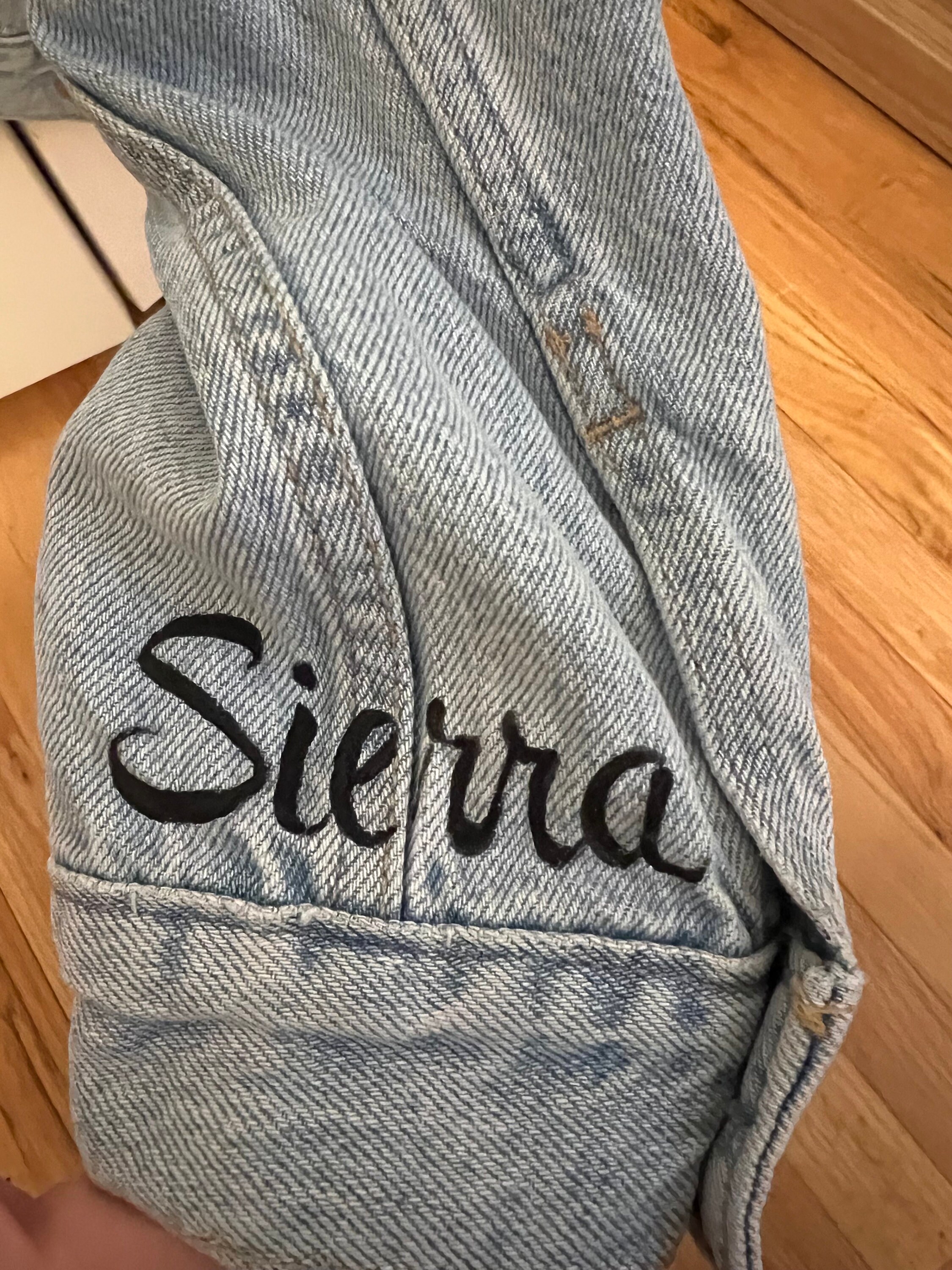 Custom Sports Team Denim Jacket - Etsy