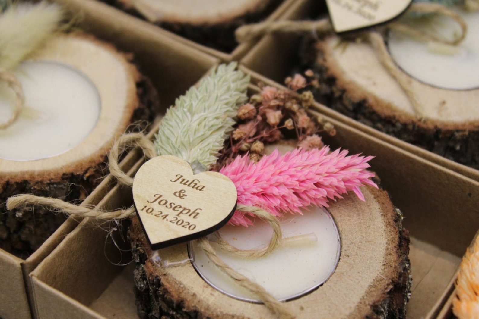 50 Pcs Personalized Candle Wedding Favors Wedding Favors for - Etsy