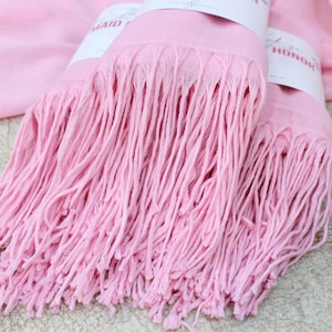 Pink Pashmina, Pashmina Shawl, Personalized Pashmina, Bridesmaid Shawl ...
