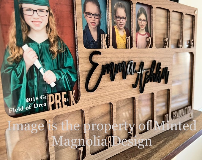 School Days Photo Frame/ Graduation/pre-preschool/ Pre-school/ High ...