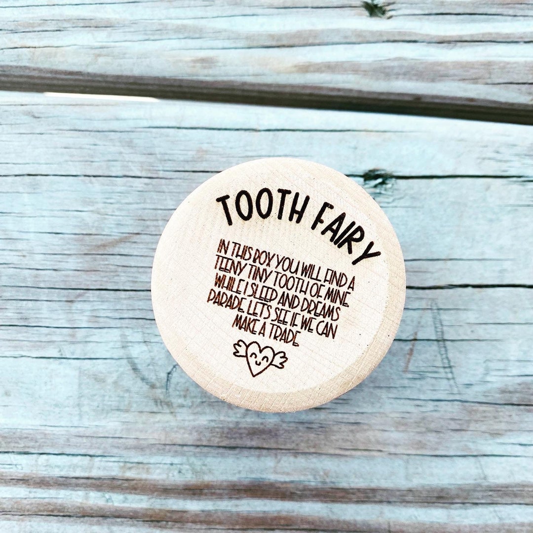 Tooth Fairy Holder With Lid Lost Tooth Box Keepsake Baby Tooth - Etsy