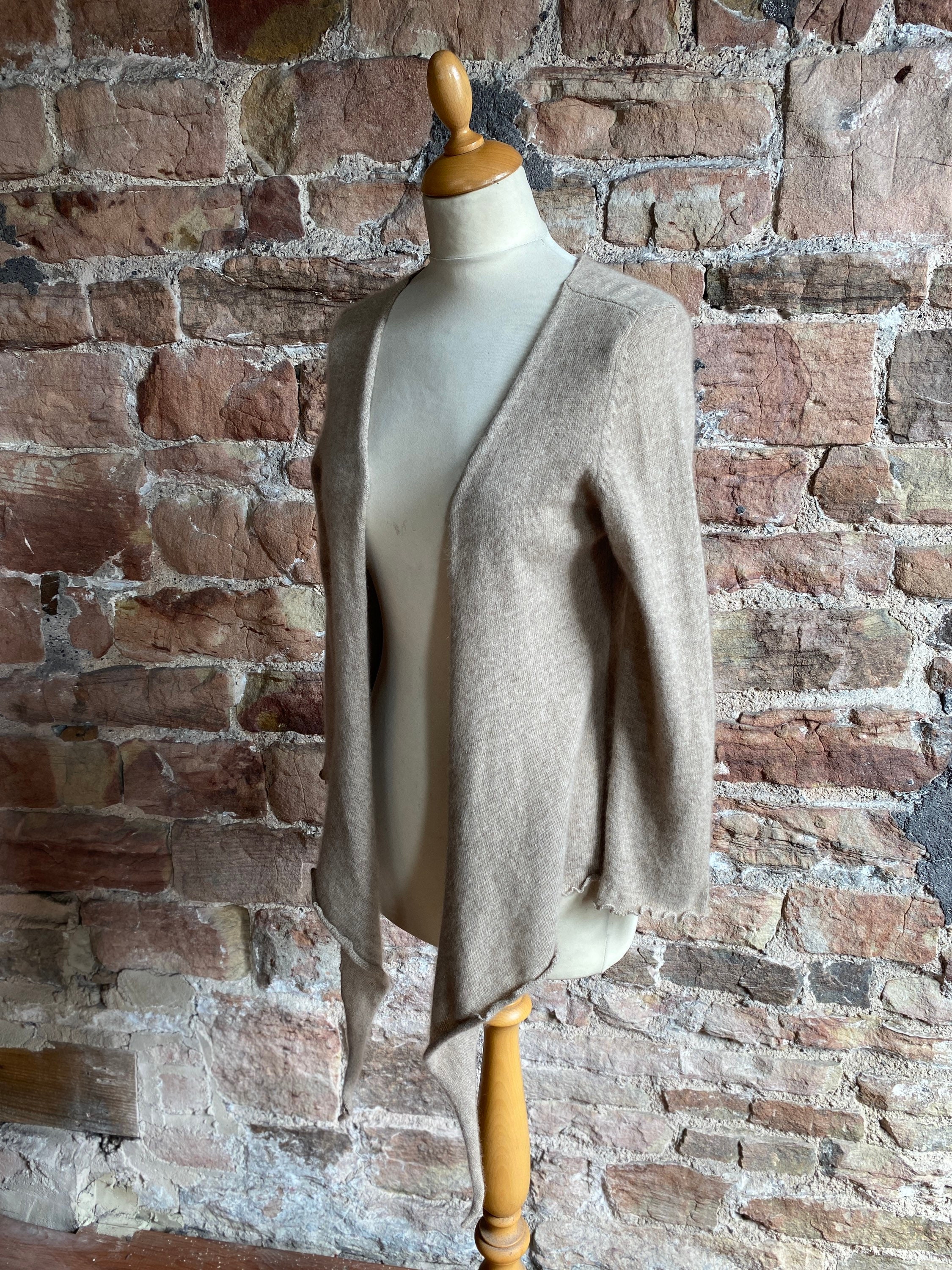New Highland Cashmere 100% Pure Cashmere Waterfall Cardigan. - Etsy UK