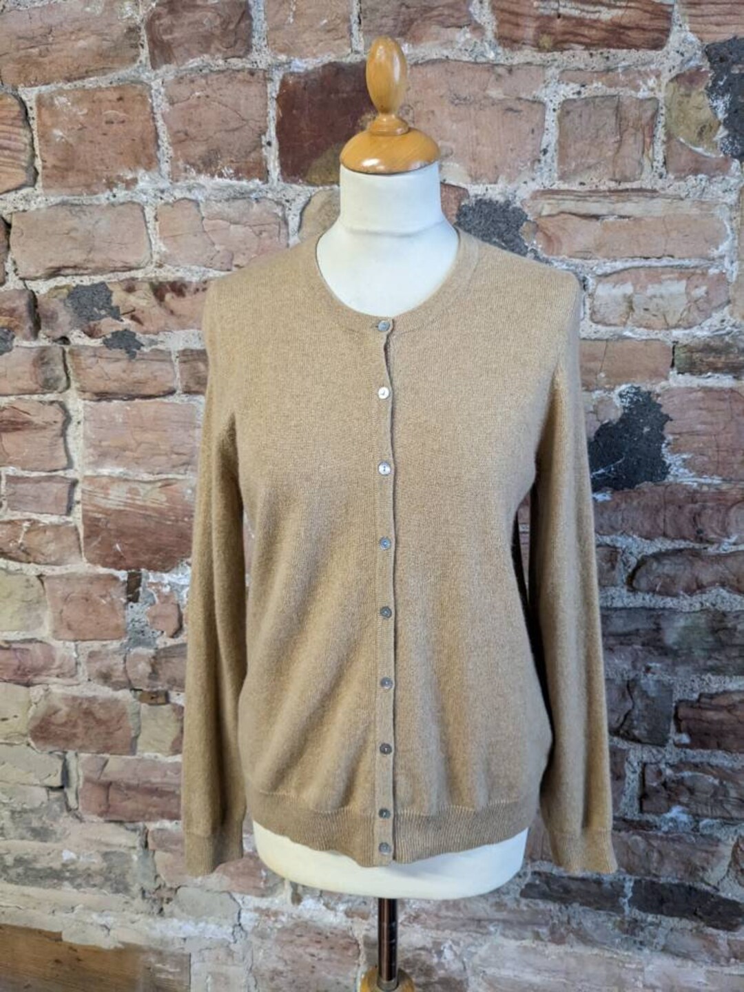 M&S Autograph 100% Pure Cashmere Crew Neck Cardigan. FREE UK POST - Etsy