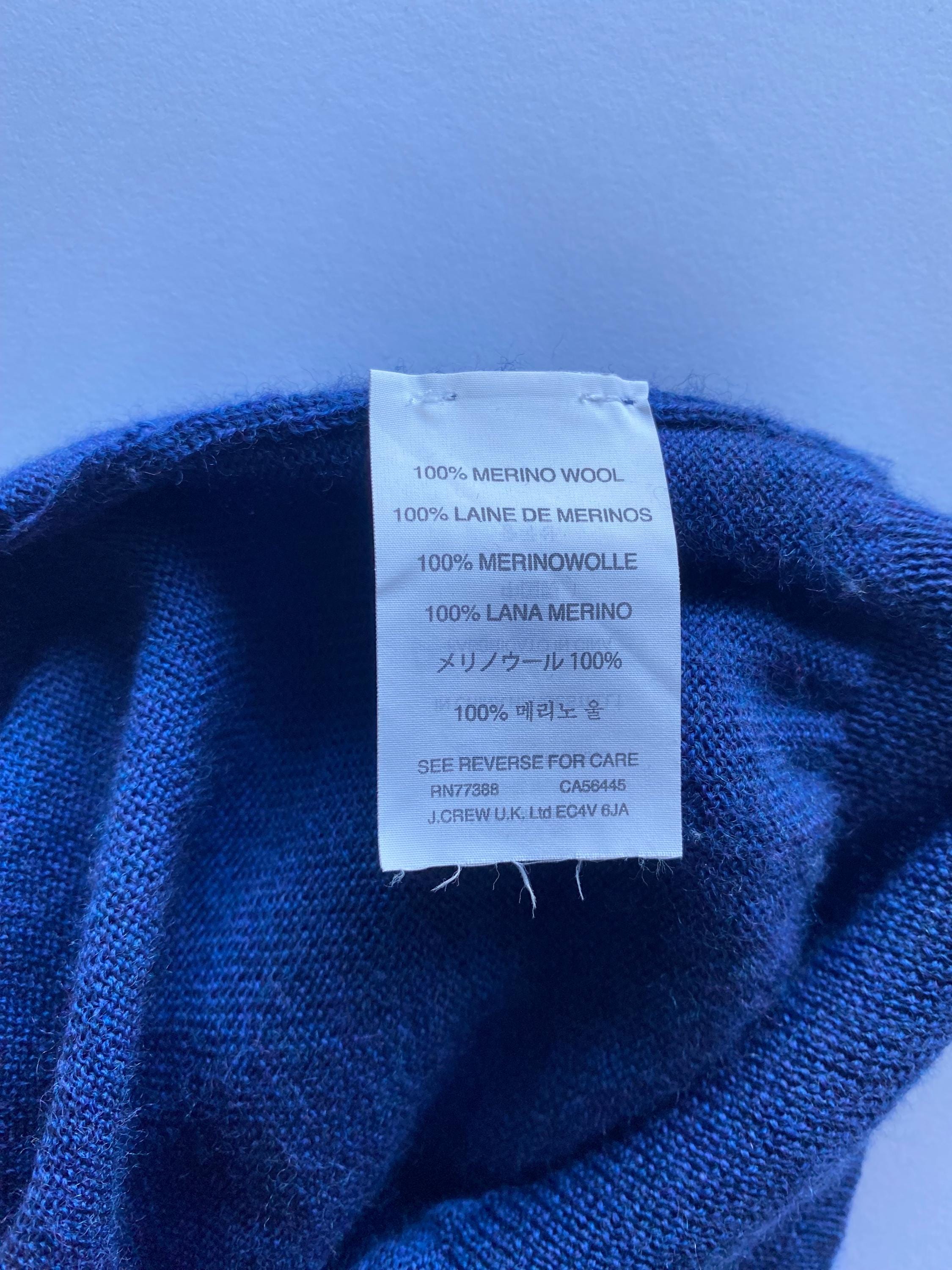 J.crew 100% Pure Merino Wool Crew Neck Sweater. FREE UK POST - Etsy