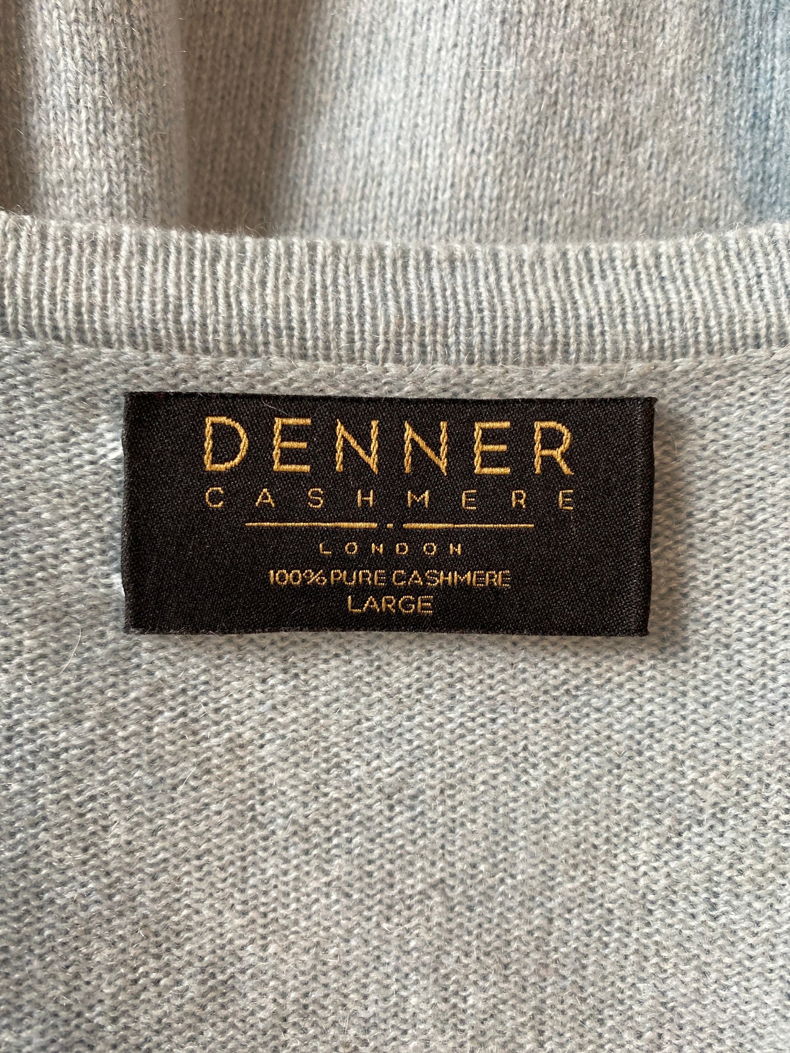 Denner 100% Pure Cashmere Scoop Neck Sweater. FREE UK POST - Etsy UK