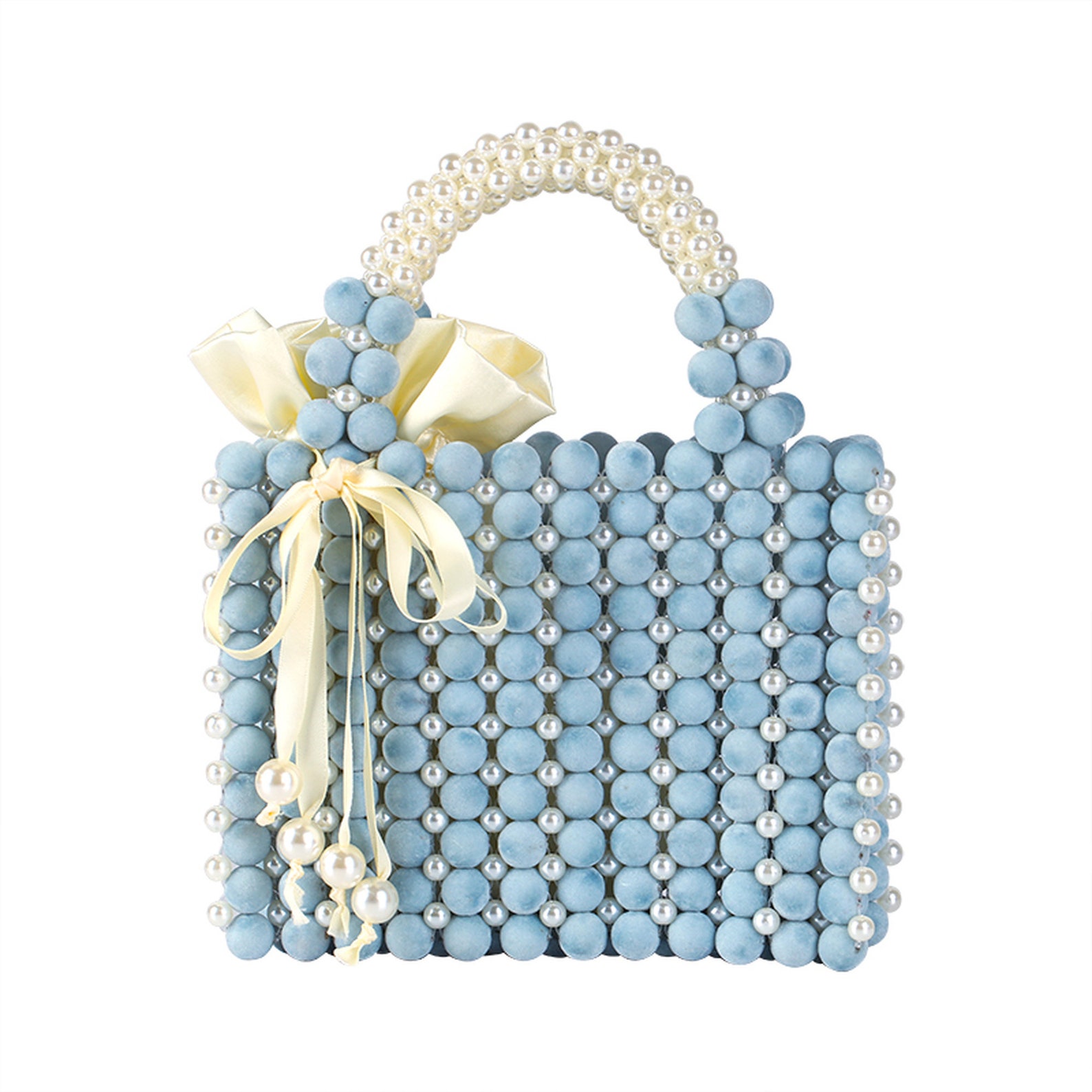 Sac de perle dame de fée veau diy décontracté tissé sac à main | Etsy