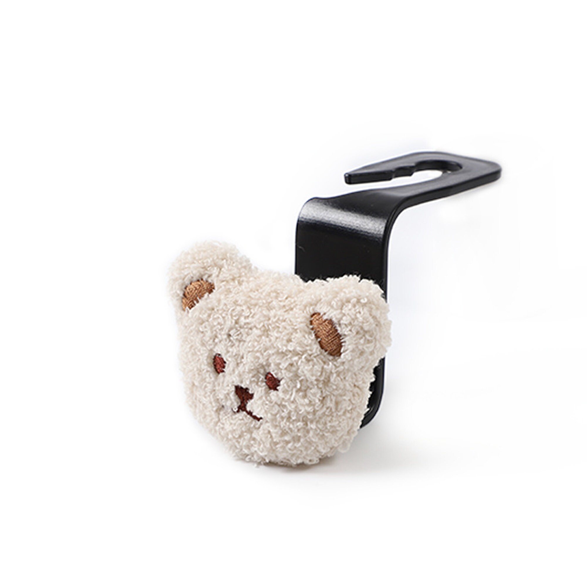 2pcs Car Seat Hooks, Bear Car Hook, Furry Car Hook, Seat Back Hook ...