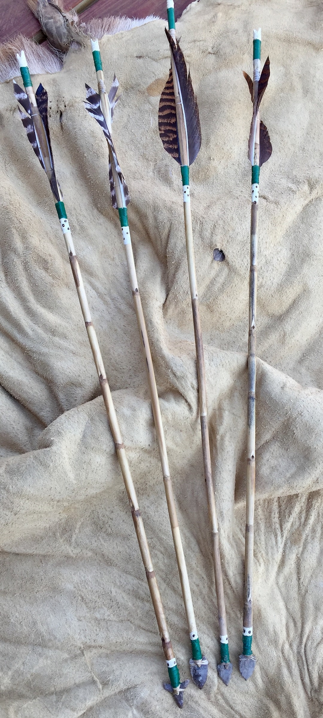 Southeastern Two-feathered Fletched Arrow - Etsy