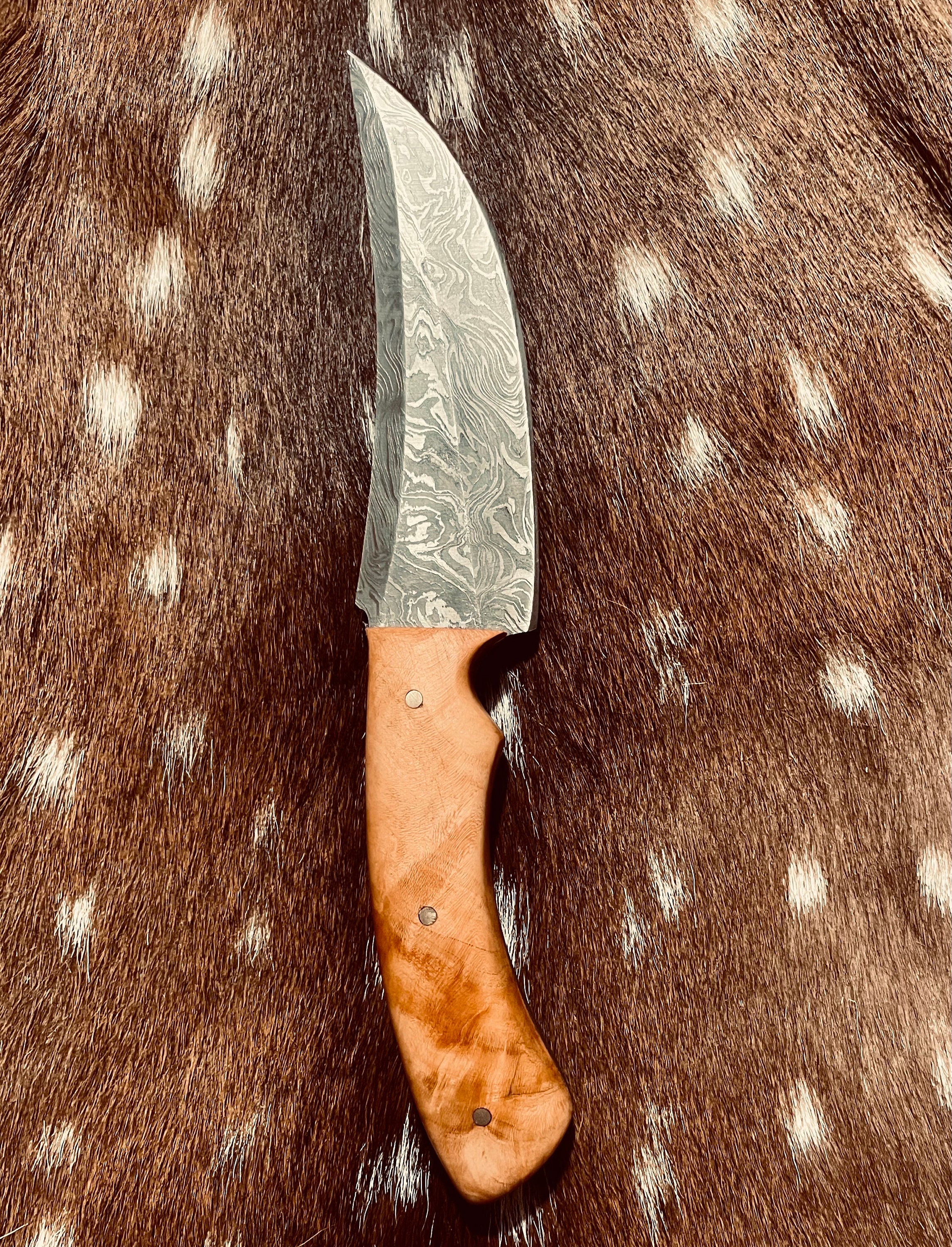Damascus Hunting Knife - Etsy