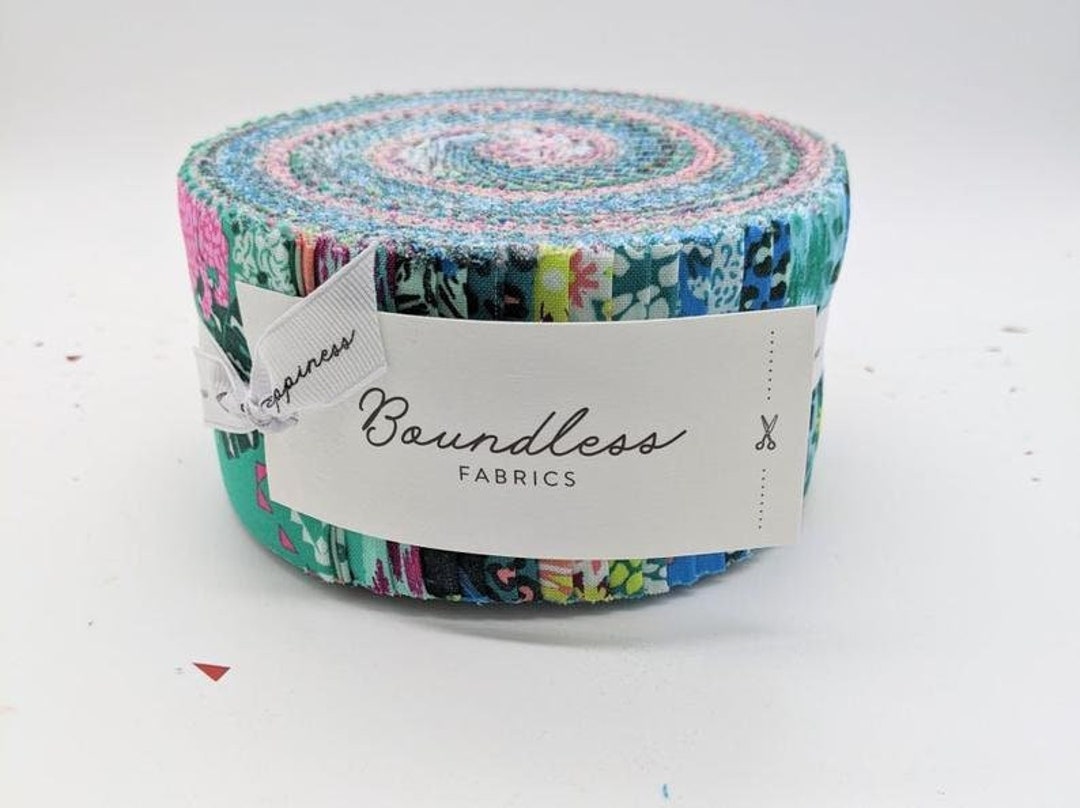 Boundless Fabrics, lush Jelly Roll - Etsy