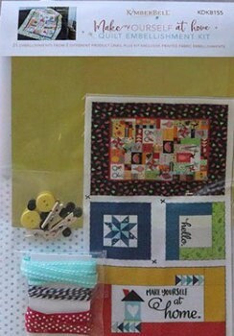 Kimberbell Make Yourself at Home Embellishment Kit KDKB155 - Etsy