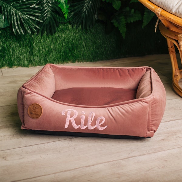 Pink Dog Bed - Etsy