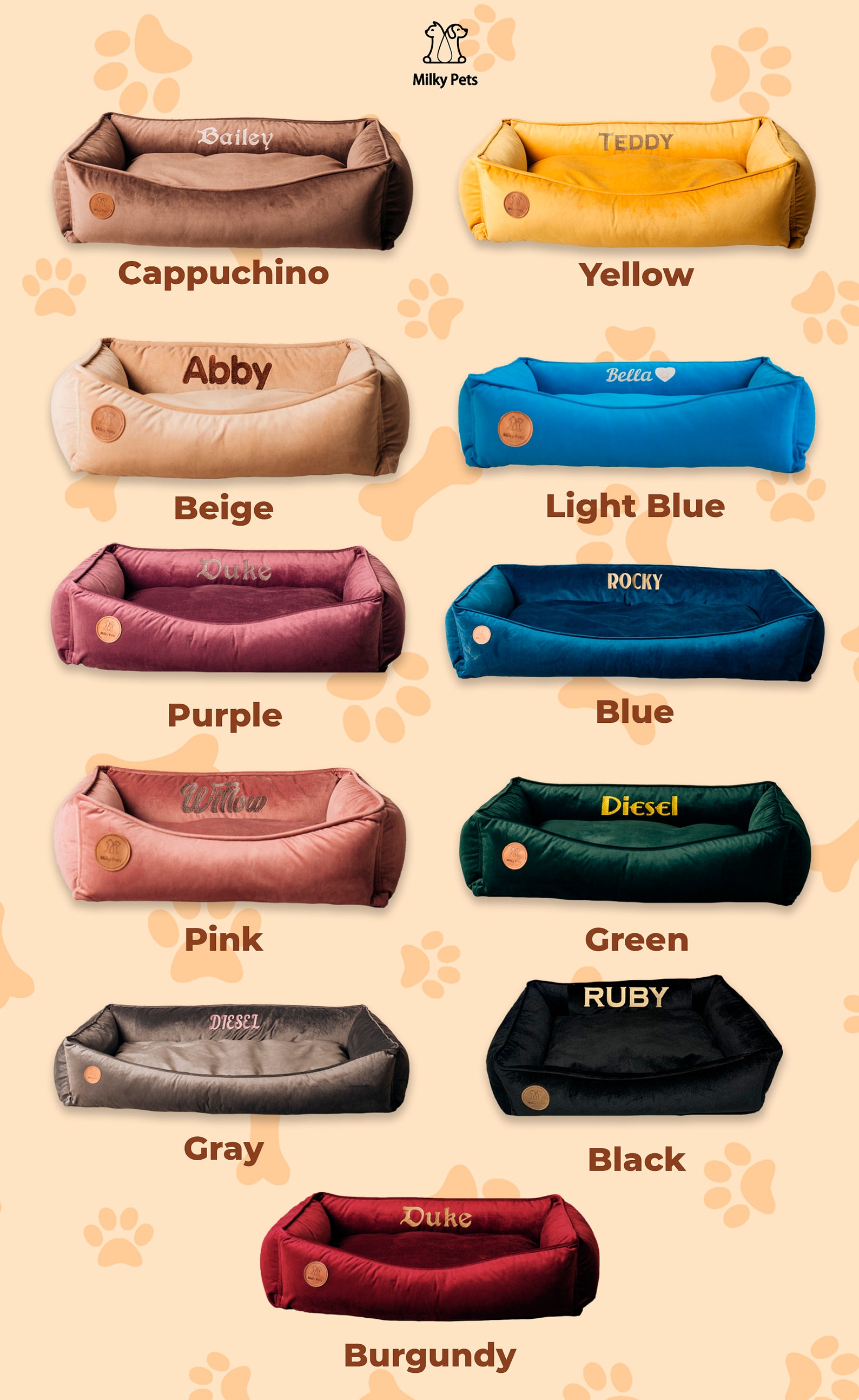 Personalized Pet Bed for Cane Corso Extra Large Dog Breed / | Etsy