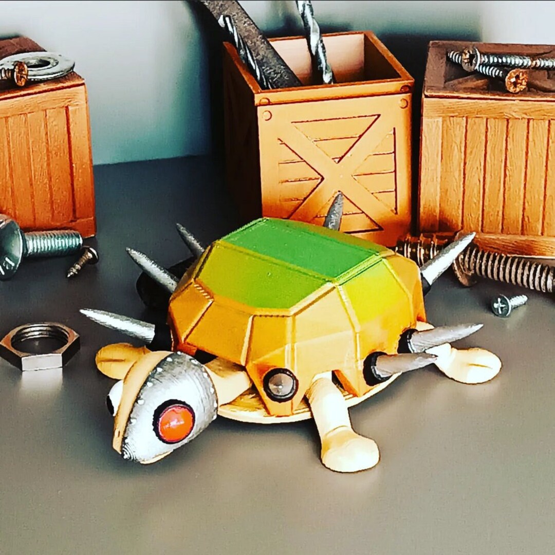 CB Bandicoot Fan Art Cybernetic Spiked Turtle generic Enemies - Etsy