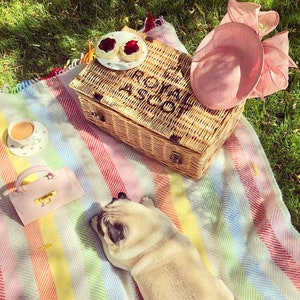 Branded Wicker Hamper With Logo, Personalised Bespoke Corporate PR Gift ...