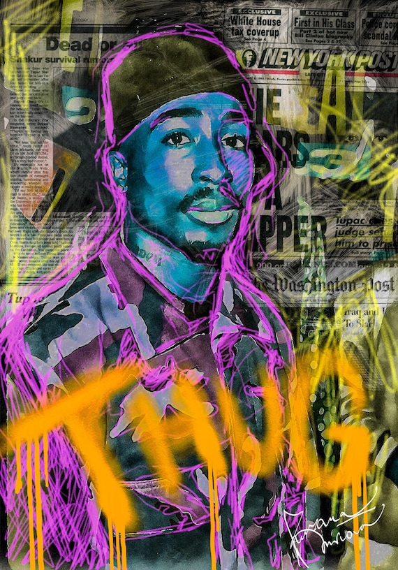 Tupac And Biggie Graffiti