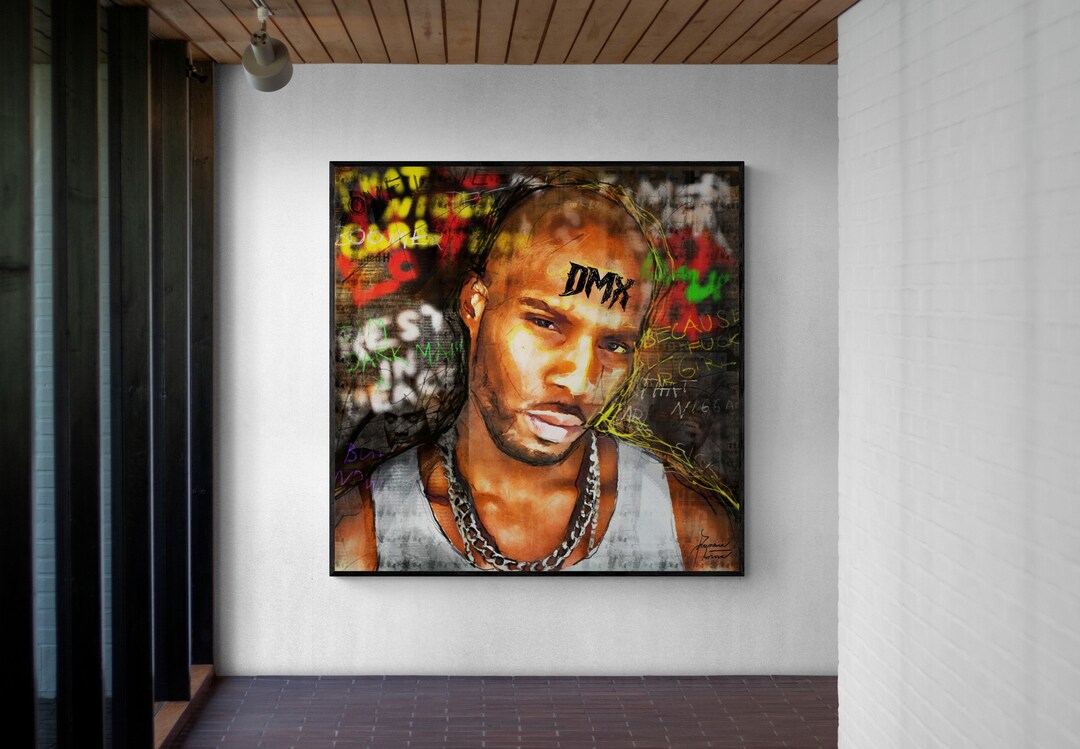 Fine Contemporary Graffiti & Pop Art Rapper Portrait – DMX , D.M.X ...