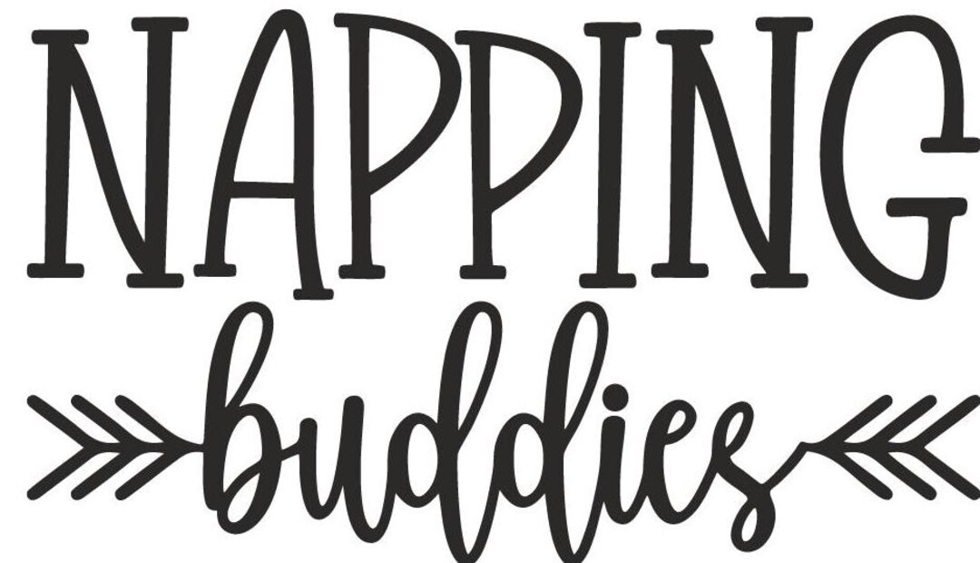 Sassy "napping Buddies" Vinyl Decal|sassy Decals - Etsy