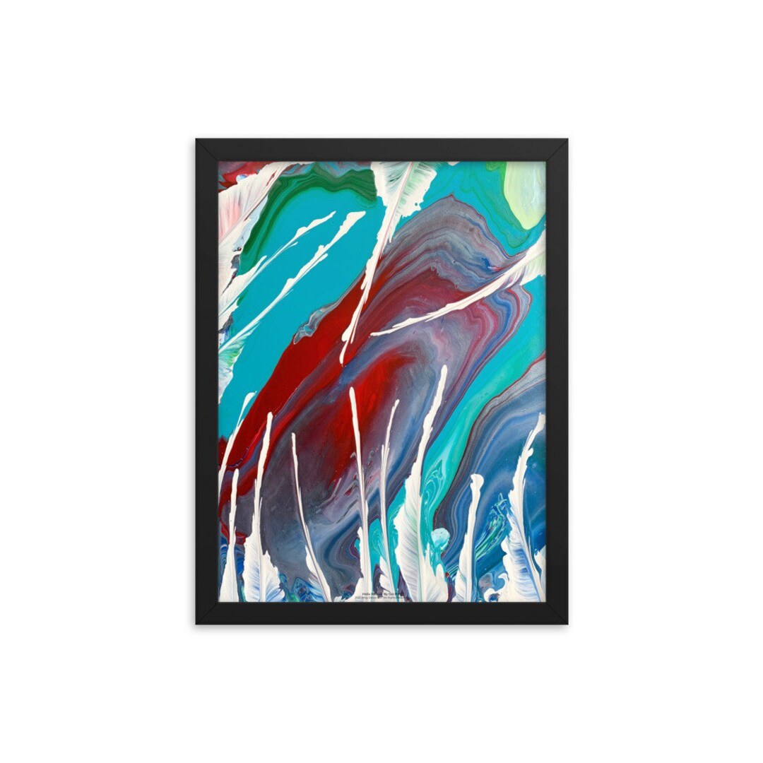 Helix Nebula - 12×16 Framed Poster - Artsy Detox by Gio Pirri - Etsy