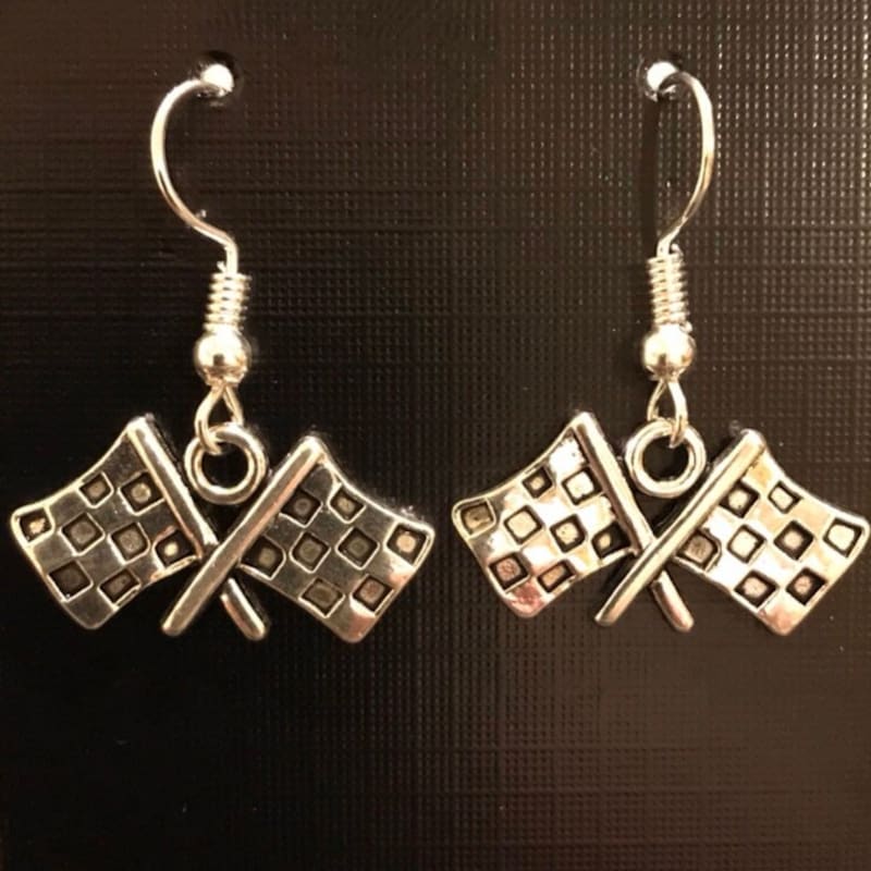 Formula One Racing Earrings - Etsy UK