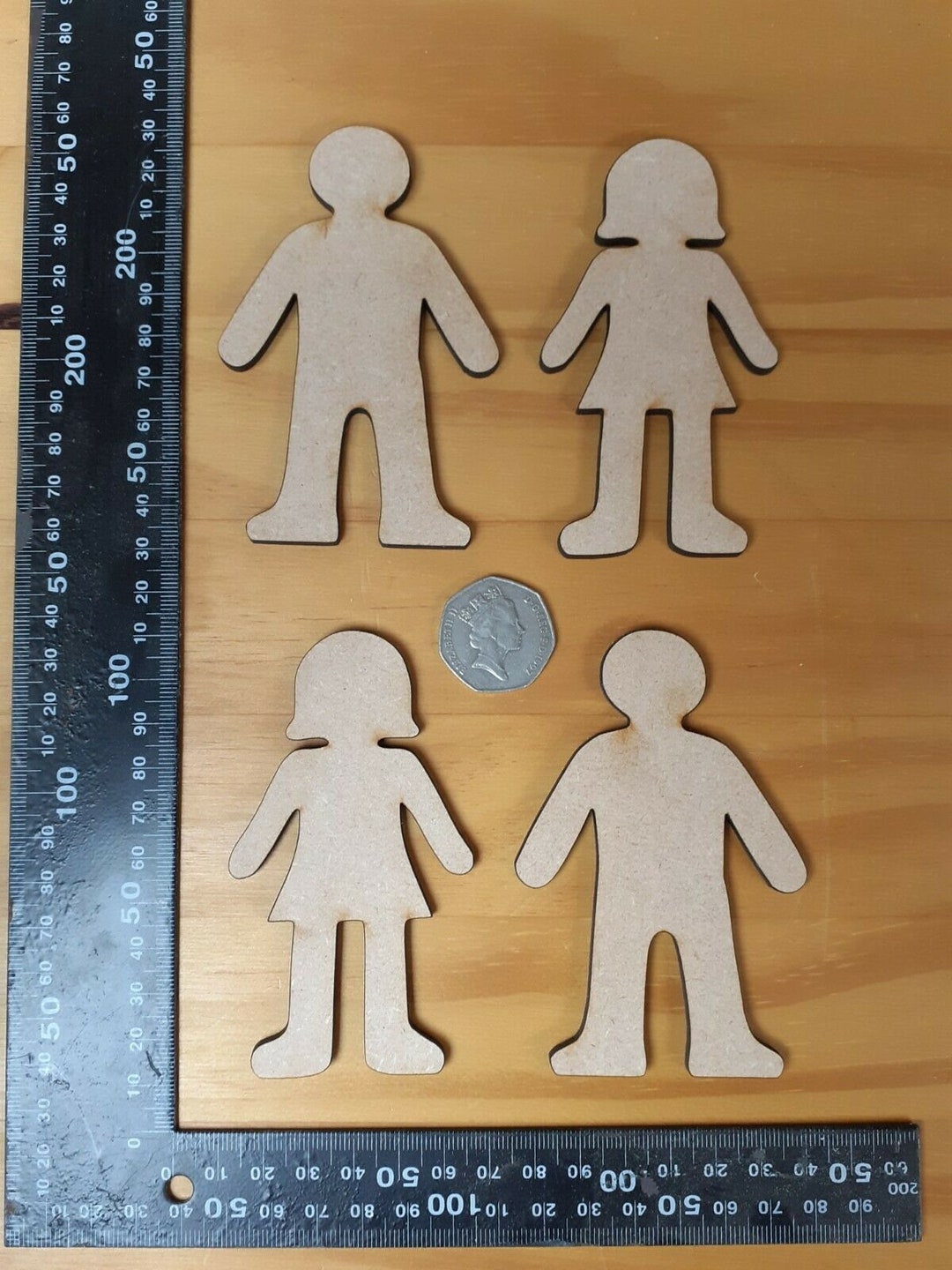 8x 100mm People Shapes 3mm - Mdf Shapes Craft Tag Blanks - Etsy