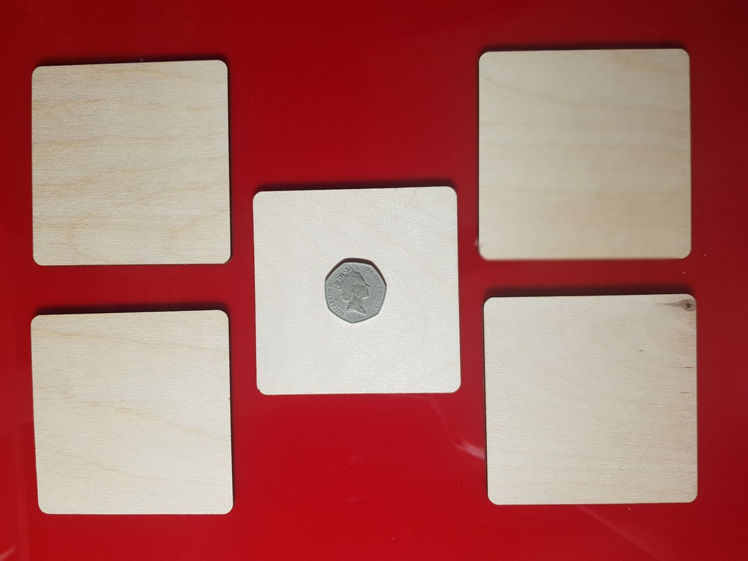 SQUARE 9 X 9cm (90 X 90mm) PLYWOOD Shapes 3mm BLANKS - Etsy