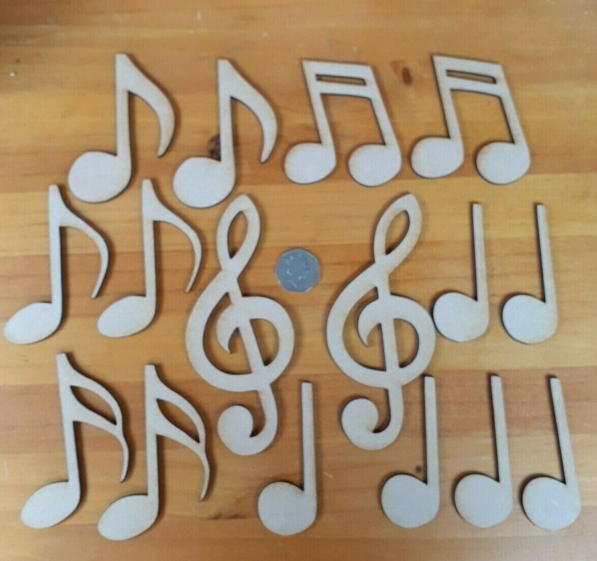 16x Large Music Notes Wooden Craft Shapes MDF Wood DIY - Etsy