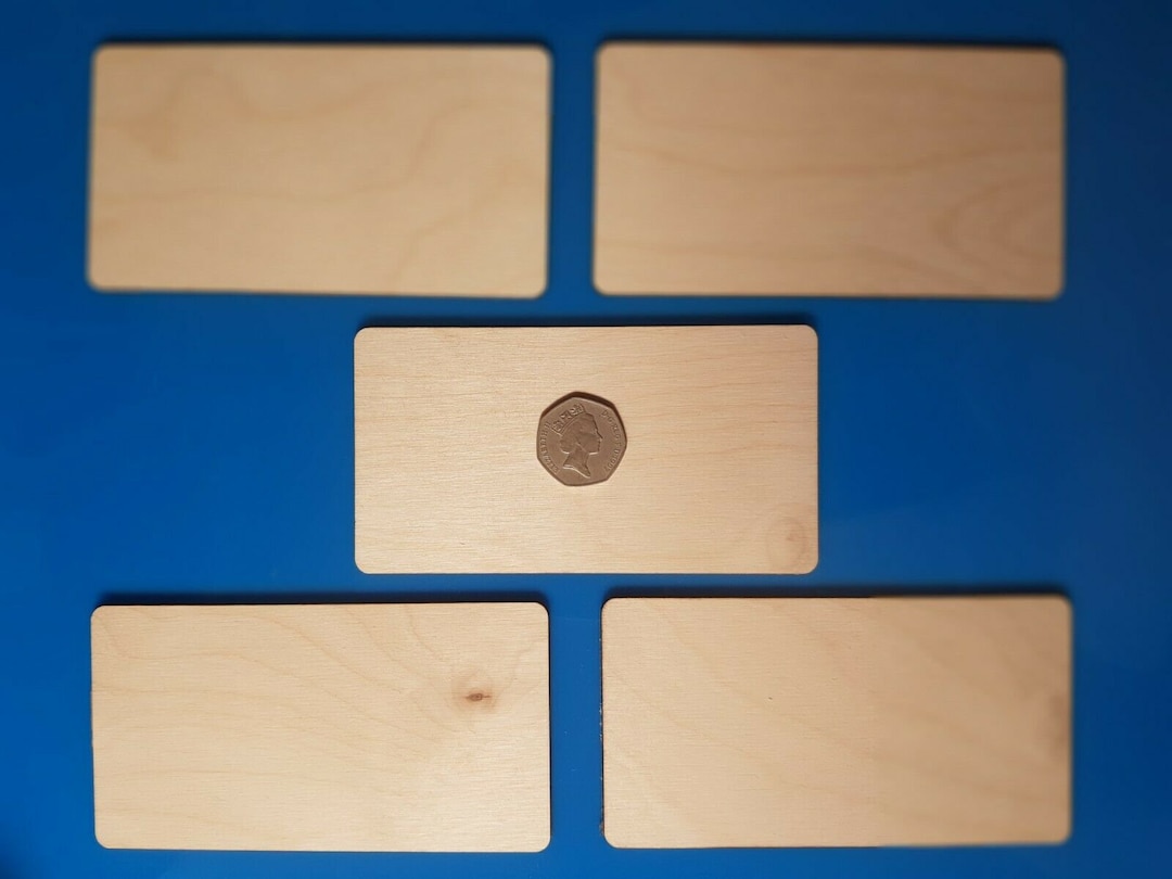 Birch Plywood Rectangle 14 X 7.5cm Plaques Signs Pyrography Blanks 3mm ...