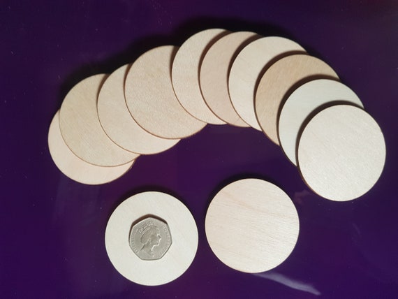 12X 60mm/6cm Wooden Circle Craft Shapes Wood DIY Decoration - Etsy