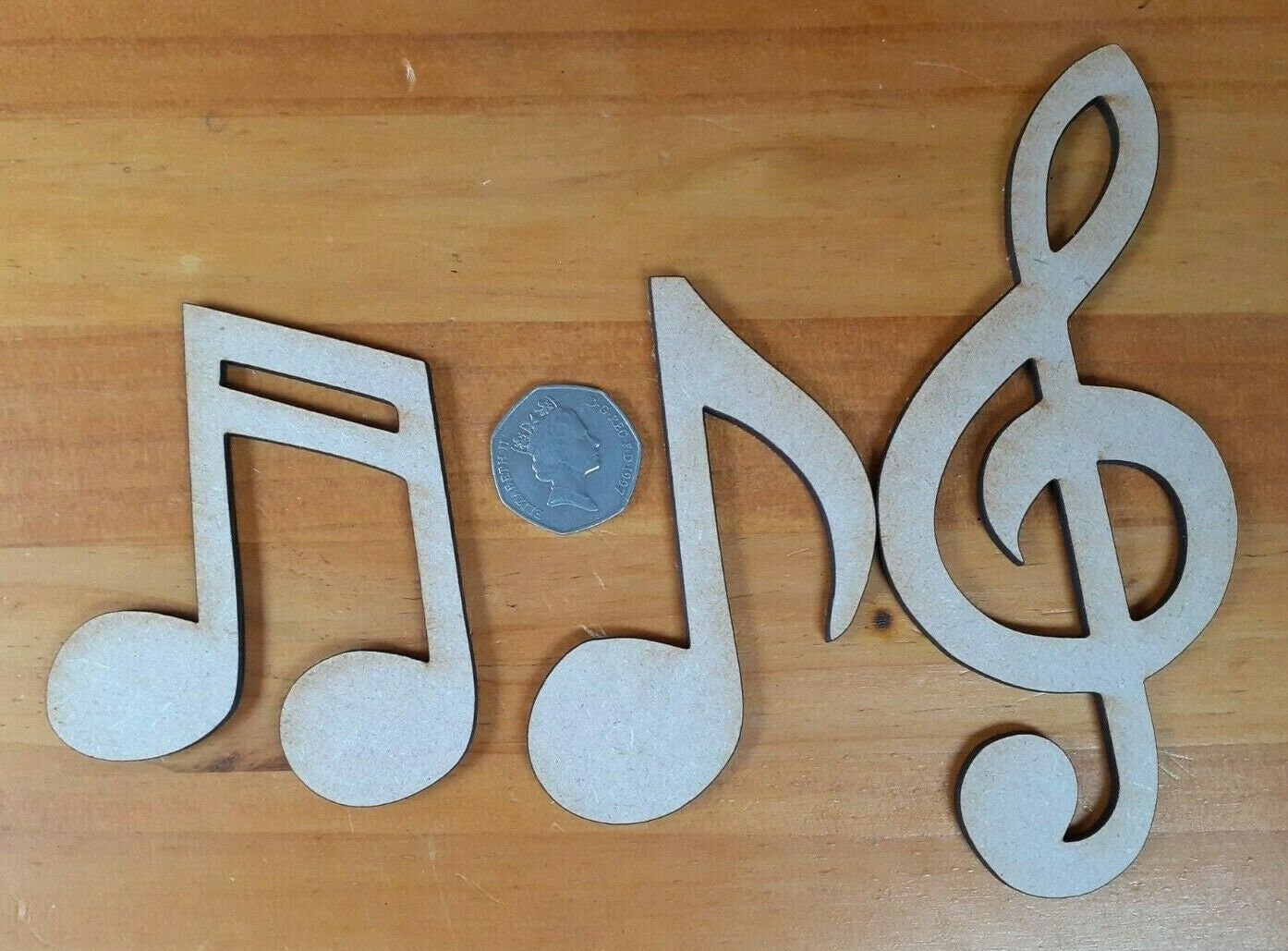 16x Large Music Notes Wooden Craft Shapes MDF Wood DIY - Etsy