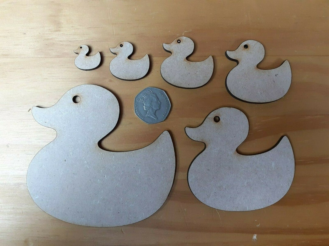 Baby Duck Mdf Craft Shapes Wooden Blank Gift Bath Decoration ...