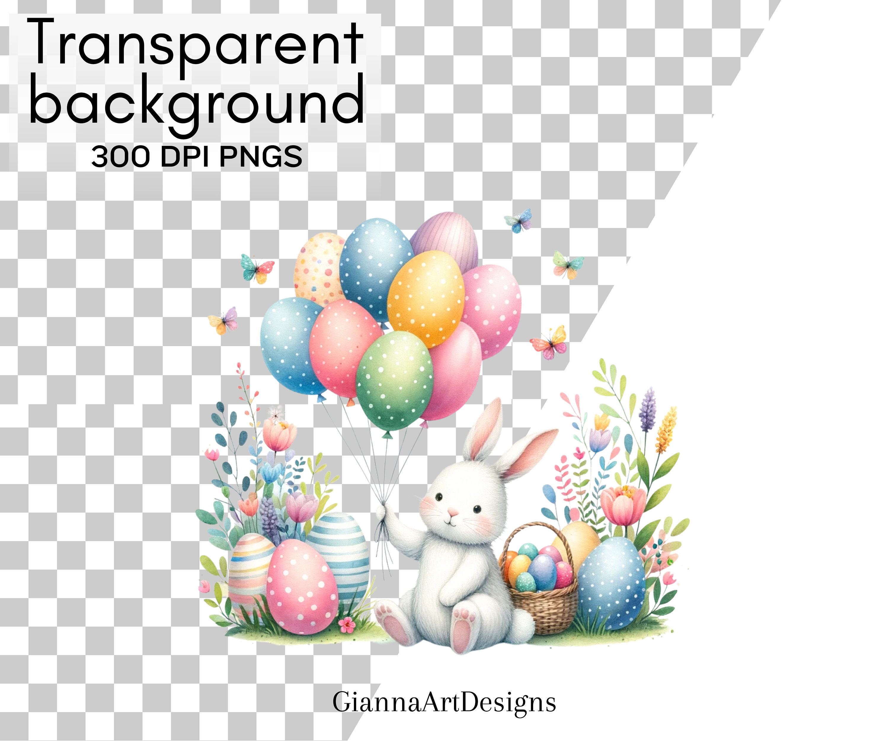 Ultimate Easter Bundle Watercolor Clipart: Vibrant Easter PNG ...