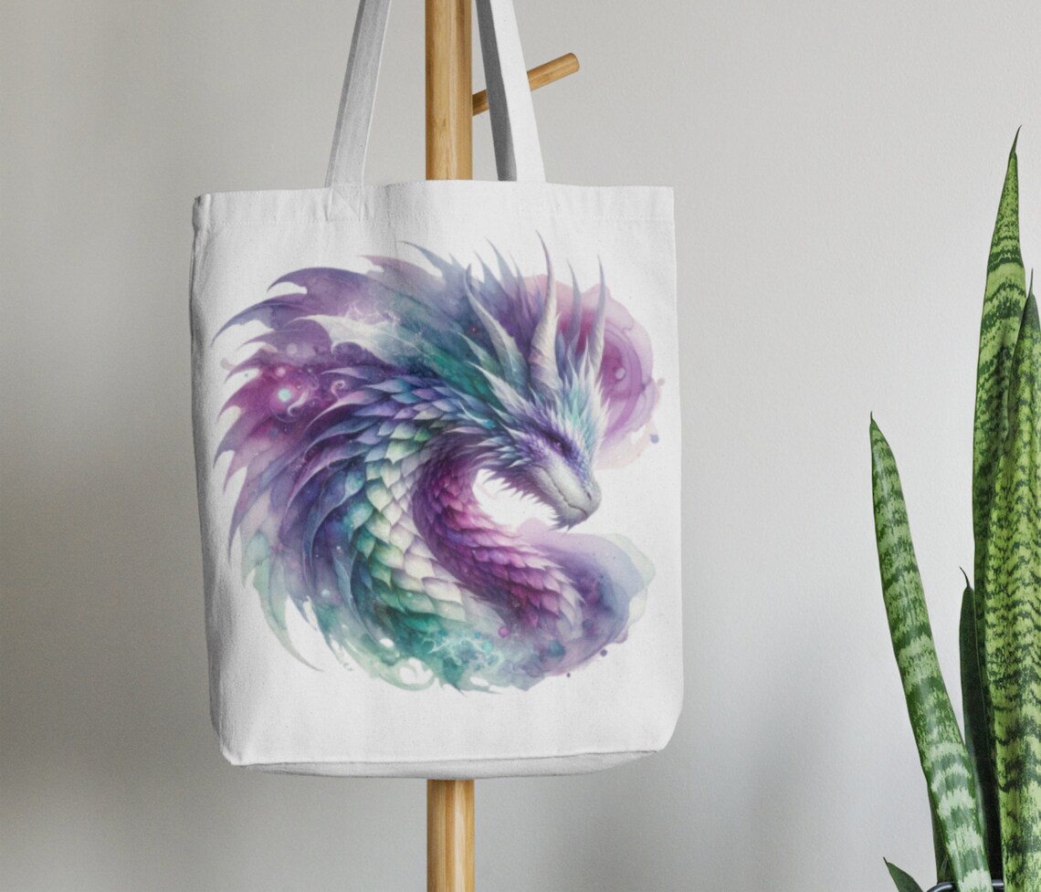 Watercolor Elemental Dragons Clipart - High-resolution PNG, Fantasy ...