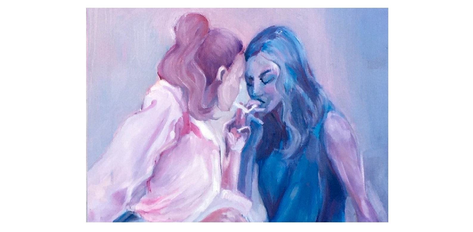 Alone Together Oil Painting 50x70cm - Etsy