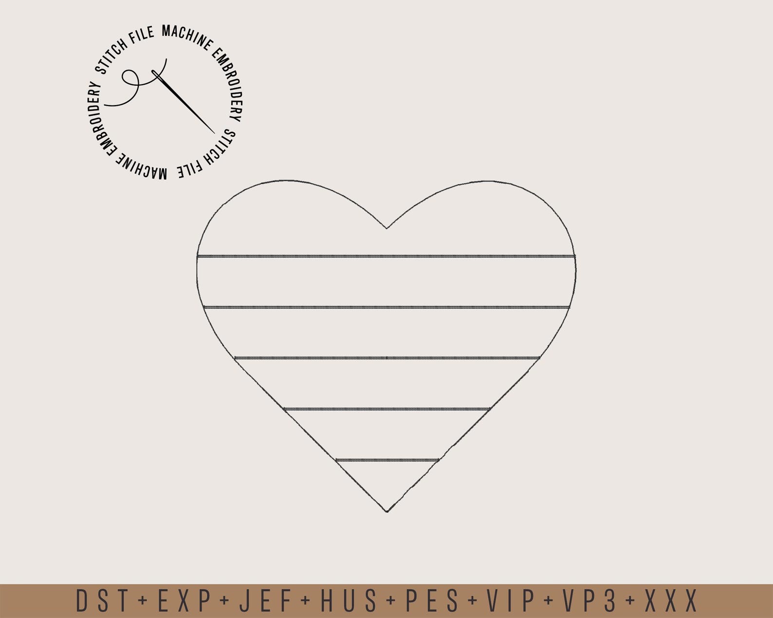 Heart Reverse Appliqué Machine Embroidery Design - Valentine, Love ...
