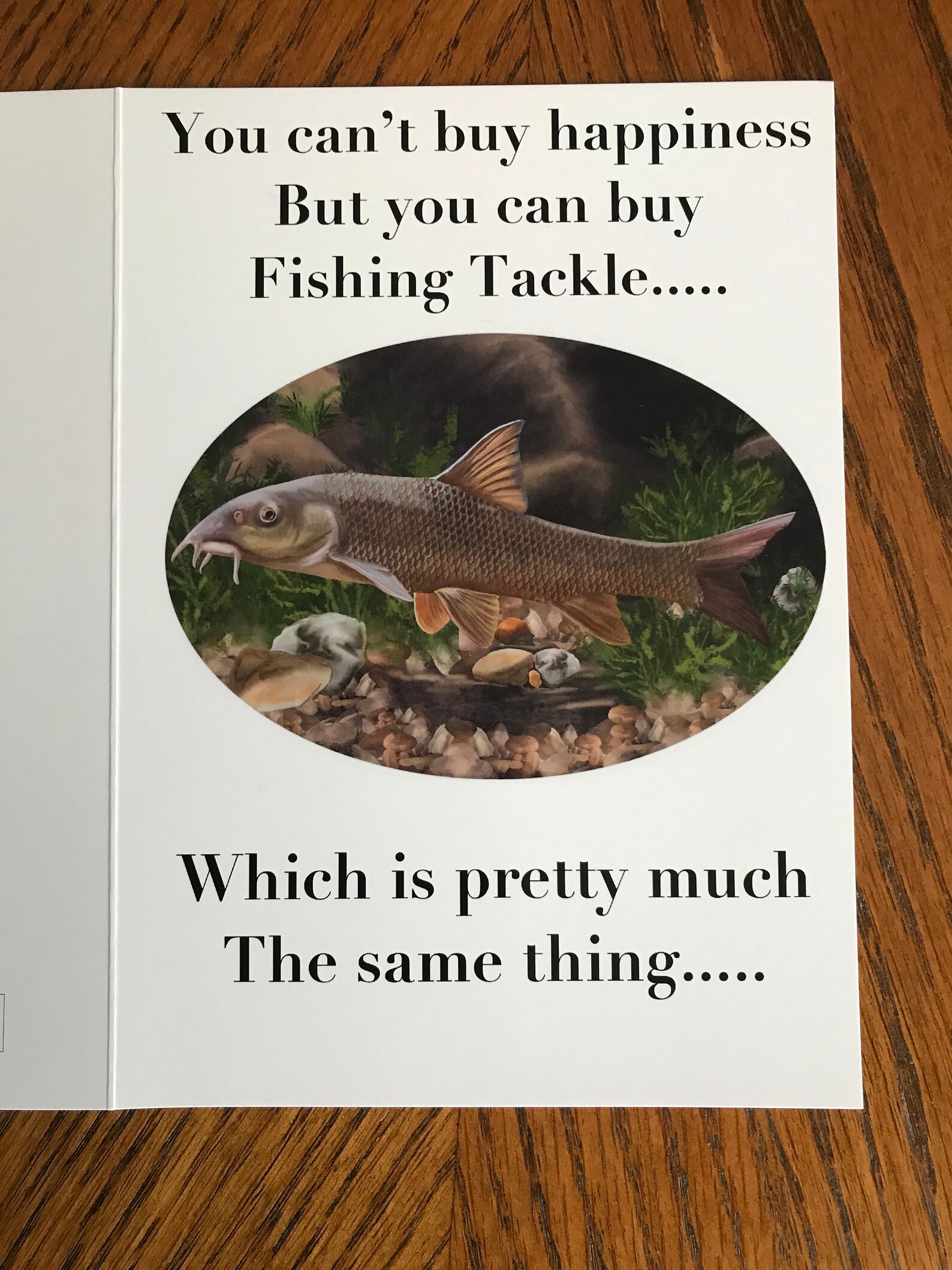 Fun Fishing Birthday Card for Him Fisherman Angler Husband - Etsy