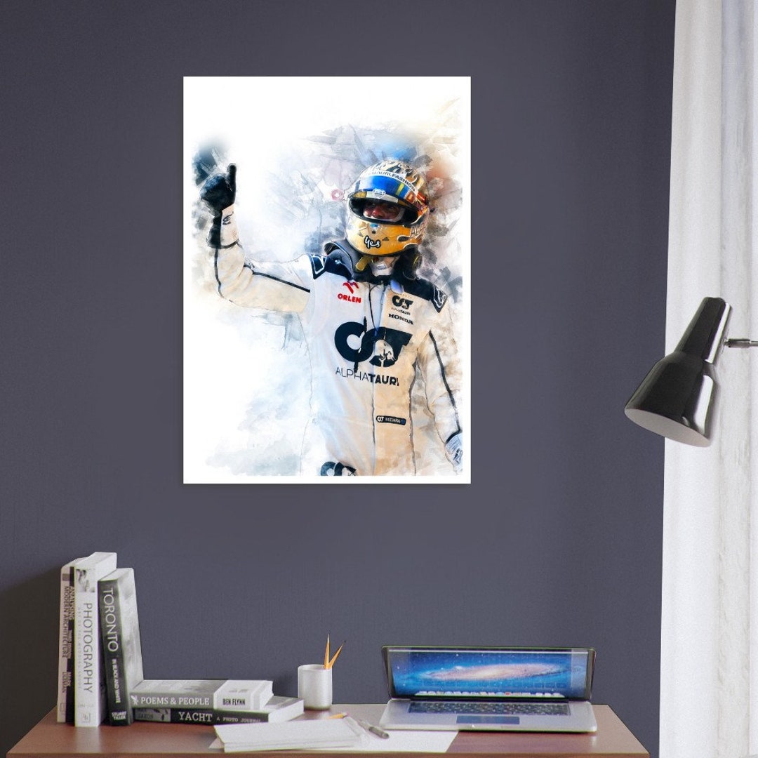 Daniel Ricciardo Alpha Tauri 2023 / Wall Art / Unframed - Etsy