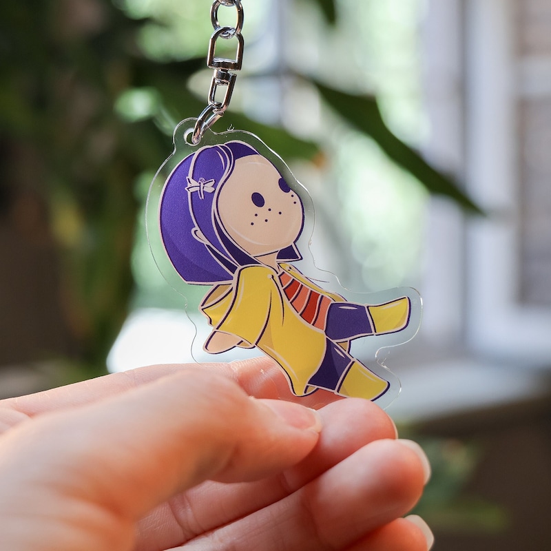 Coraline Key Keychain - Etsy