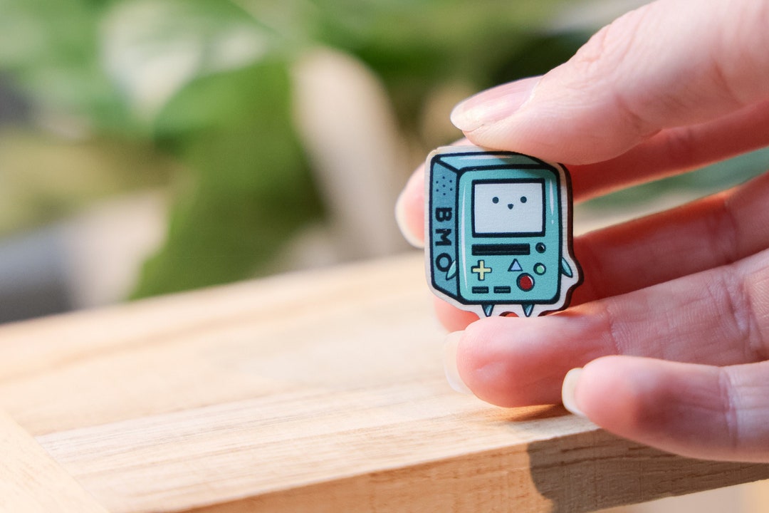 Adventure Time Inspired BMO Fan Art Wooden Pins Adorable - Etsy
