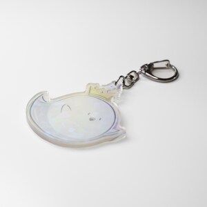 Mario Inspired Keychain | King Boo Fan Art | Cute Acrylic Ghost ...