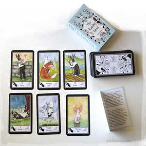 The Rabbit Tarot - Deluxe Version- Animal Art Card Deck From Original ...
