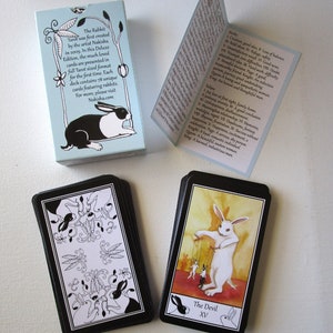 The Rabbit Tarot - Deluxe Version- Animal Art Card Deck From Original ...
